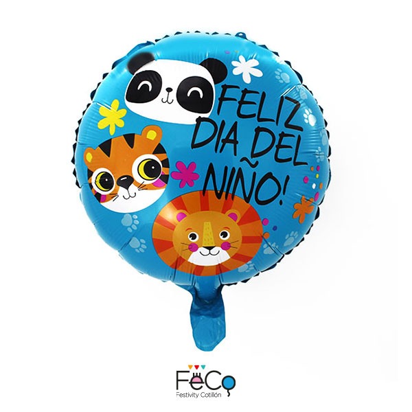 globo metalico 18 dia del ni o animales x50 uni sku 213001 producto ...