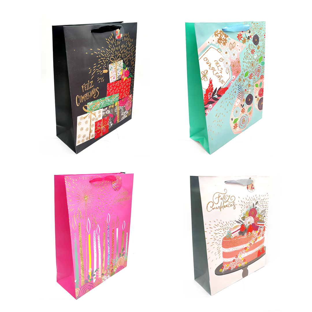 bolsa de regalo feliz cumpleanos pastel 30x40 x12 uni sku 112815 ...