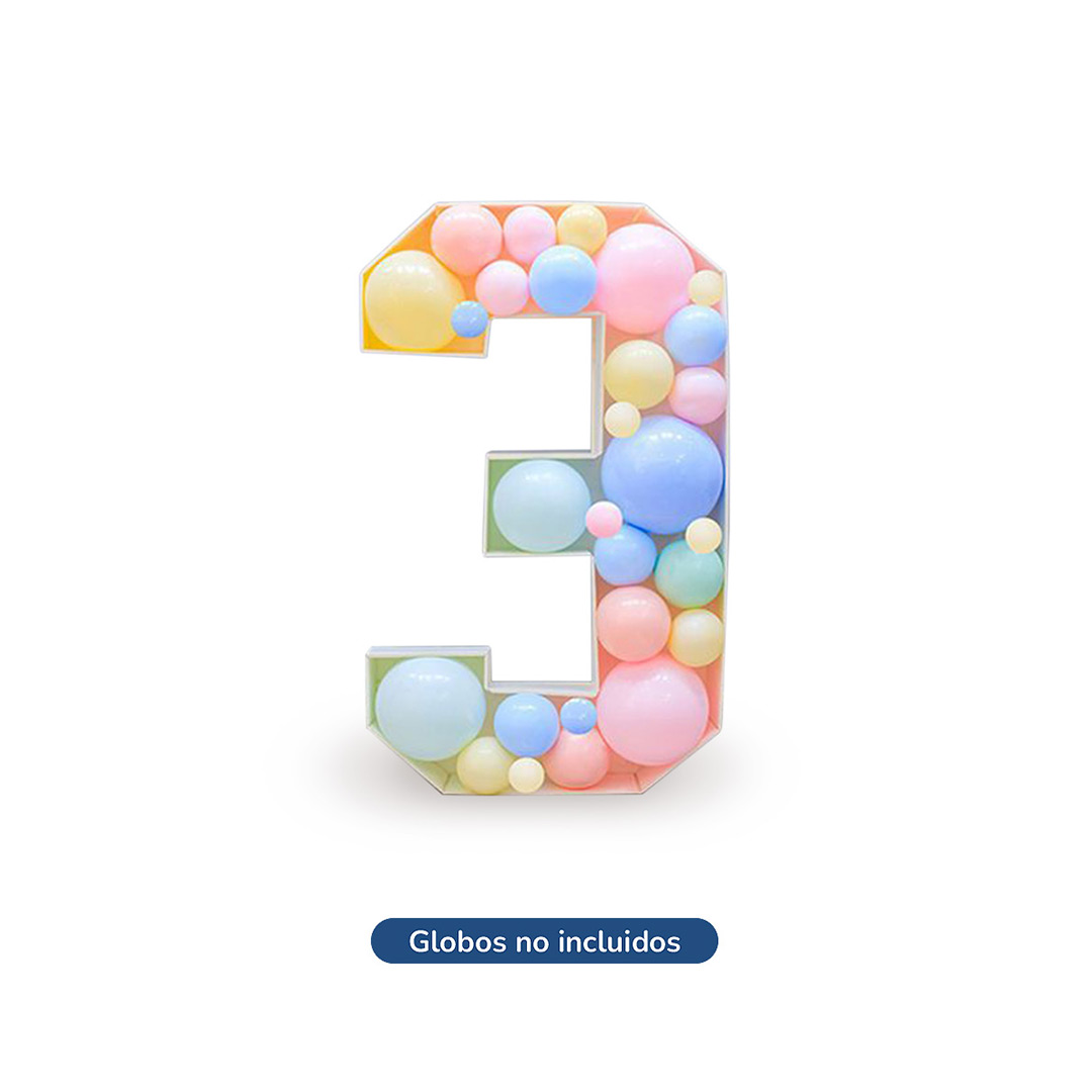 deco caja numerales 100cm 3 sku 215845 producto disponible $ 9 . 990 ...