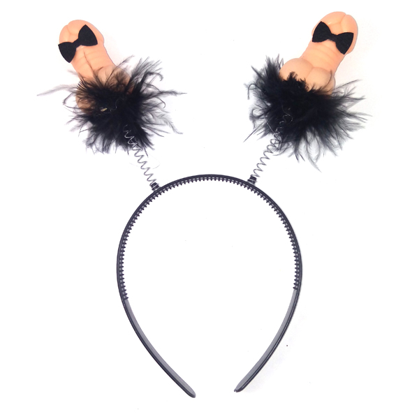 cintillo pene fluffy negro corbatin x1 uni sku 210039 producto ...